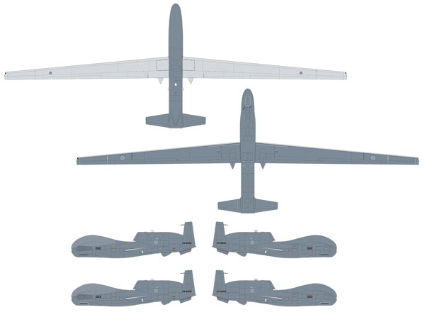 1/72 航空自衛隊 無人偵察機 RQ-4B グローバルホーク 三沢基地 偵察航空隊 プラモデル-amiami.jp-あみあみオンライン本店-