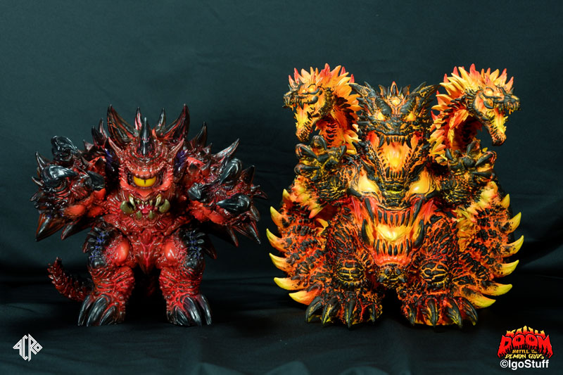 KAIJU DOOM Battle of the Demon Gods！ 『TURTLE DEMON』＆『LIZARD DEMON ...