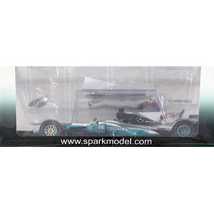 1/43 Mercedes AMG Petronas F1 Team Mercedes F1 W08 EQ Power+ No.44 ...