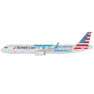 1/200 Gemini200 A321S アメリカン航空 “Flagship Valor”/“Medal of Honor” N167AN ...