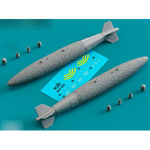 1/72 Mk.84/BLU-117 2000ポンド爆弾w/BSU-36/Bフィン (海軍型) (2個入)-amiami.jp-あみあみ ...