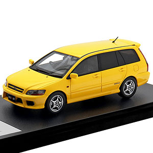 1/43 MITSUBISHI LANCER CEDIA WAGON Ralliart Edition (2001) ダンデライオンイエロー ...
