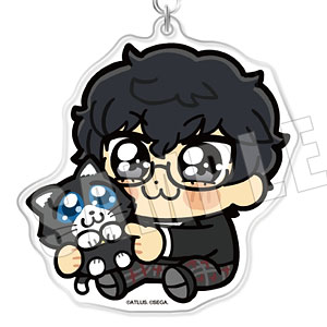 ペルソナ5 ザ・ロイヤル 主人公×ぶくぶ おおきめアクリルキーホルダー 10.優しさ ランク5-amiami.jp-あみあみオンライン本店-